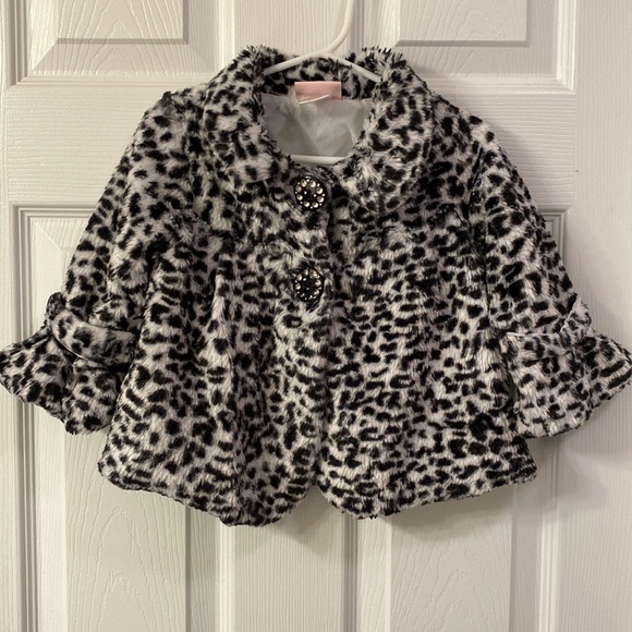 Little Lass | Jackets & Coats | Little Lass Animal Print Jacket 24 ...